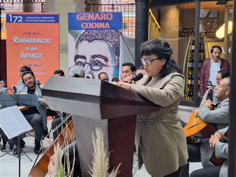 Rinden Homenaje A Genaro Codina Ntr Zacatecas