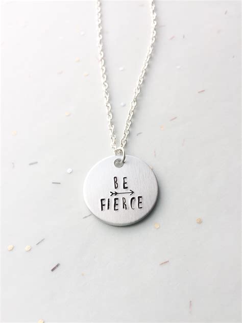 Be Fierce With This Girl Power Necklace Girl Power Necklace