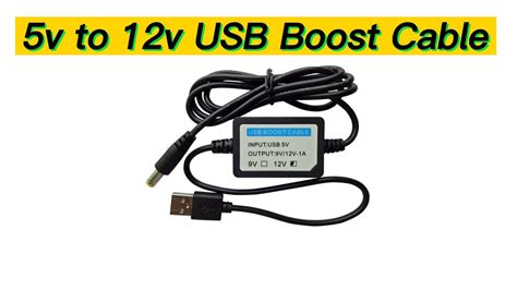 5v To 12v 5v To 9v Usb Boost Cable How To Supply Power To Router