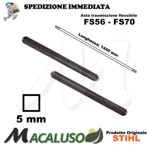 Albero Conduttore Flessibile Decespugliatore Stihl Fs56 Fs70 Vermiglione Asta Trasmissione