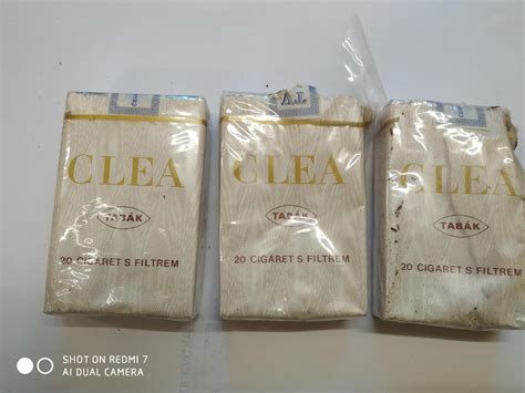 Sbírkové staré retro cigarety Clea ČSSR dvoje zdarma Aukro