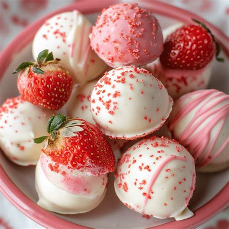 White Chocolate Strawberry Truffles Succulent Recipes