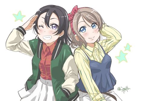 Watanabe You And Watanabe Tsuki Love Live And 1 More Drawn By Rippe