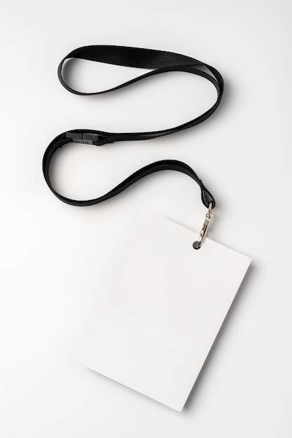 Premium Photo Blank Bagde Mockup Isolated On White Background