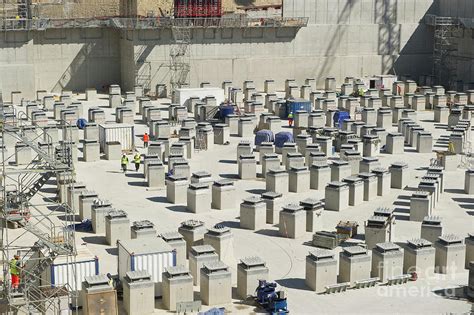 Construction Site Of The Iter Fusion Reactor By Philippe Psaila