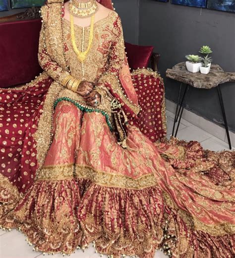 Baraat Bride Red Bridal Dress Pakistani Bridal Dresses Pakistani