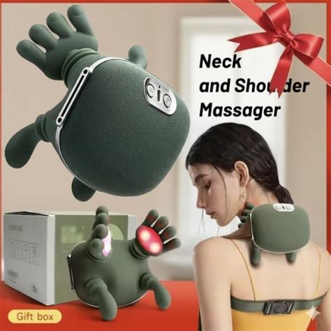 Bionic Heated Massager Portable Shiatsu Neck And Back Massager