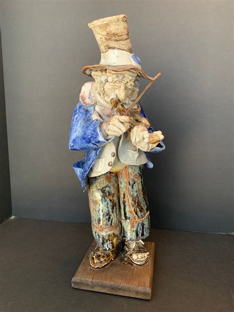 Italian Hillbilly Whimsical Figurine Ceramic Signed Hand Made Etsy