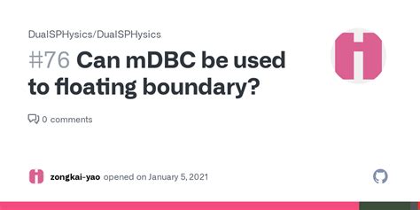 can mdbc be used to floating boundary · issue 76 · dualsphysics