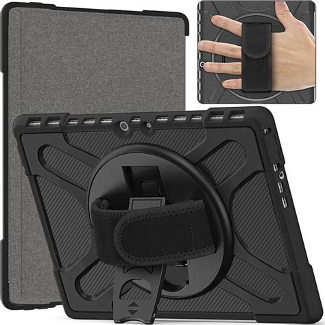 Estuff Atlanta Defender Case Microsoft Surface Pro 8 Tablet Hülle Schwarz Ab 48 18