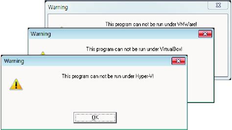 A Pop Up Message Box That Appears When Executing A Program Applying