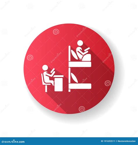Roommates Flat Design Long Shadow Glyph Icon Stock Vector Illustration Of Concept Item 191693511