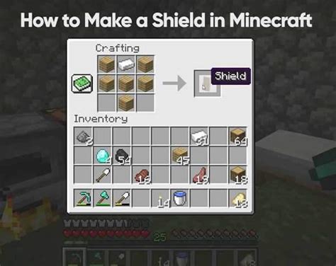 How To Craft A Shield In Minecraft Step By Step Guide