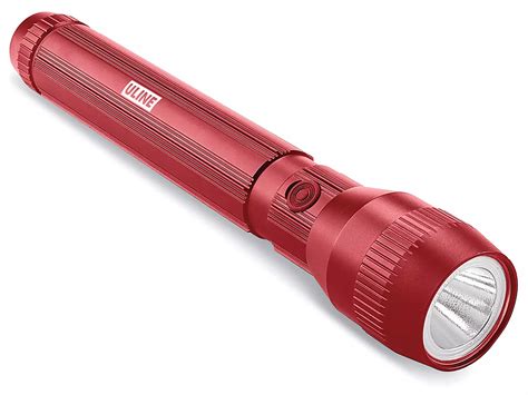 Uline Full Size Flashlight Red H 7732r Uline