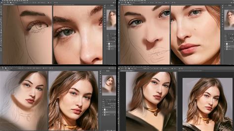 Portrait Painting In Photoshop FlippedNormals