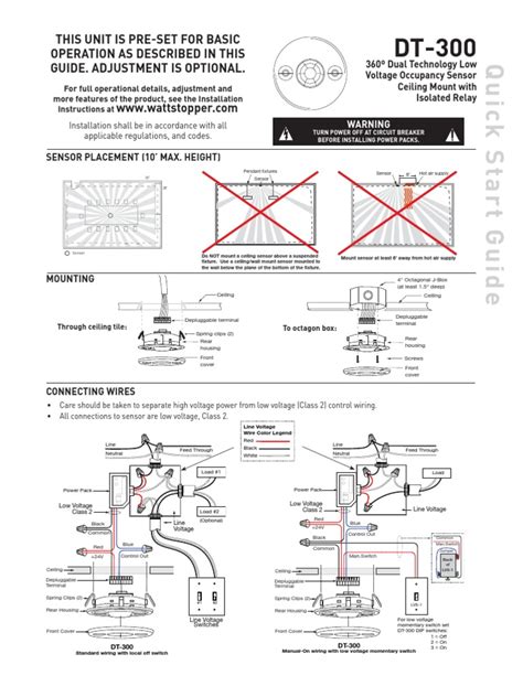 Wattstopper Wiring Diagram