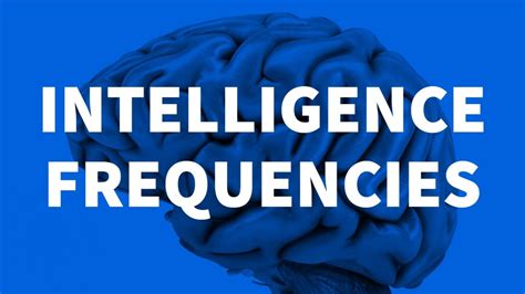 Increased Intelligence Memory Frequencies Learning And Productivity