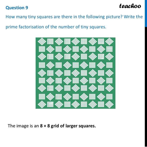 How Many Tiny Squares Are There In The Following Picture Write