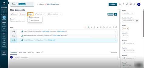 execution of pre built test cases using datasets