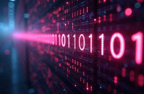 Abstract Binary Code Digital Screen Stock Illustrations 27014