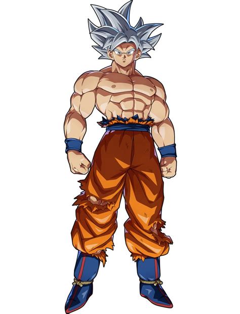 Goku Ultra Instinct Render Hd Fighterz By Maxiuchiha22 On Deviantart Desenhos De Anime