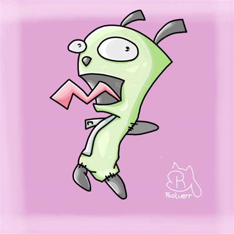 Gir Invader Zim Fanart By Therioluerr On Deviantart