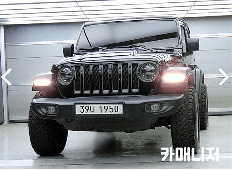 지프 랭글러 Jl 4도어 20 터보 4wd 루비콘 세컨웨어