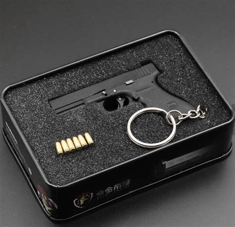 Mini Glock 17 Keychain Luxury 13 Model With Moving Parts And 6