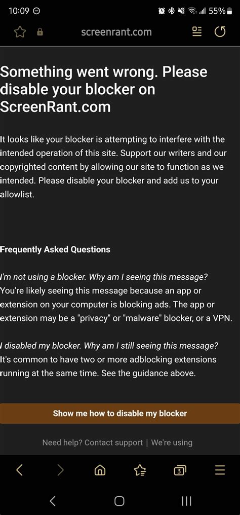 samsung internet w adblock can i stop these popups when they know i use adblock r