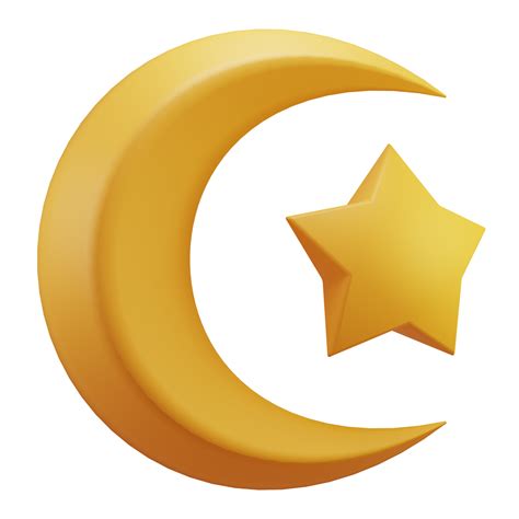 Lua E Estrela 3d ícone 35895574 Png