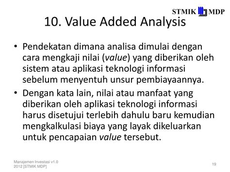Ppt 2 Klasifikasi Model Analisis Cost Benefit Powerpoint