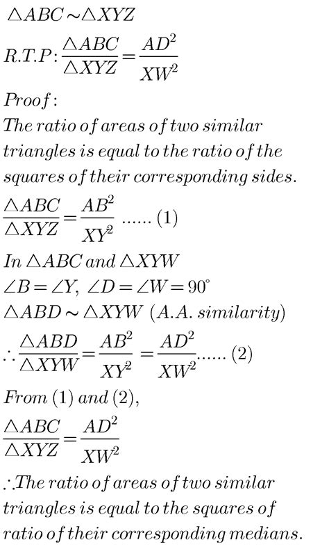 Ssc Solutions For Maths Similar Triangles Class 10 Chapter 8 Maths Glow