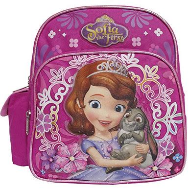 Sofia The First Pink 10 Mini Girls School Backpack Clover