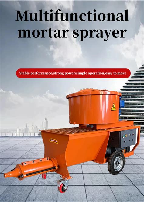 Mortar Spray Machine Cement Mortar Spraying Machine Cement Sprayer Machine Plaster Mortar Cement