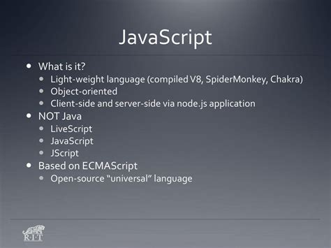 JavaScript Print Slides By Sean Boyle With Overall Content Based On Material Provided By Dan