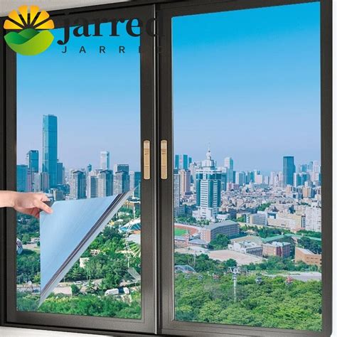 Jarred Sun Blocking Glass สติกเกอร์ Anti Peeping Uv Protection One Way