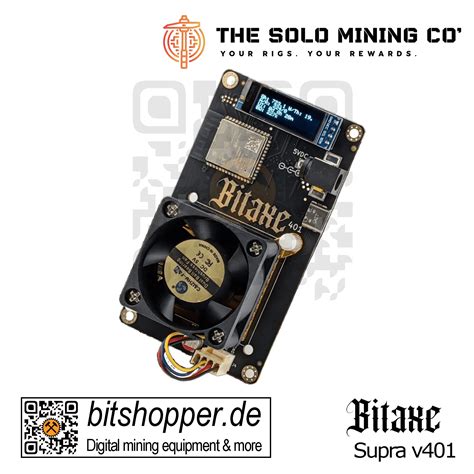 Bitaxe Supra V401 Open Source Bitcoin Miner Bitshopperde