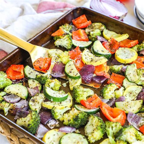Different Roasted Vegetables