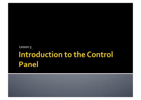 Lesson5 Customizing Windows Pdf