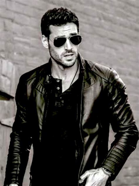 Joseph Cannata Actor From Toronto Canada Leather Jacket Men