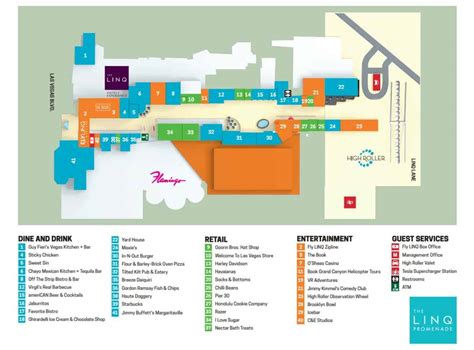 The Linq Hotel Map