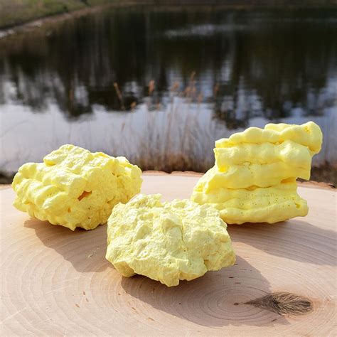 Sulfur Flame Sulfur Brimstone Burning Stone Stone For Positive