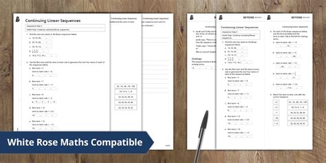 👉 Continuing Linear Sequences Teacher Made Twinkl