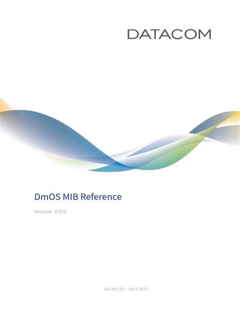 204438100 Dmos Mib Reference Download Free Pdf Communication Networks