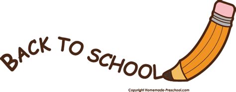 Free Back To School Clipart Back To School Pencil Full Size Png