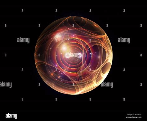 Fractal Sphere Series Visually Pleasing Composition Of Spherical And Circular Fractal Elements