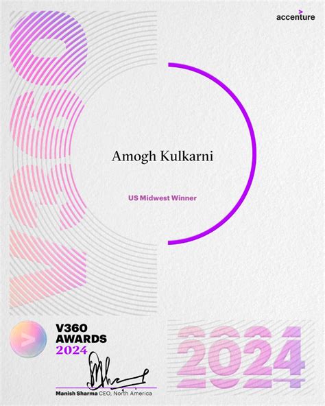 Amogh Kulkarni On Linkedin Happy To Share And Be Part Of The Accenture