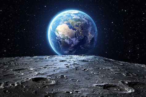 Earth From Moon Real