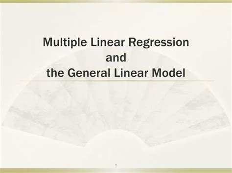 Ppt Multiple Linear Regression And The General Linear Model Powerpoint Presentation Id6953217