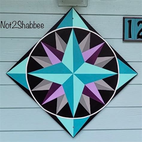 Mariners Compass Quilt Pattern Etsy